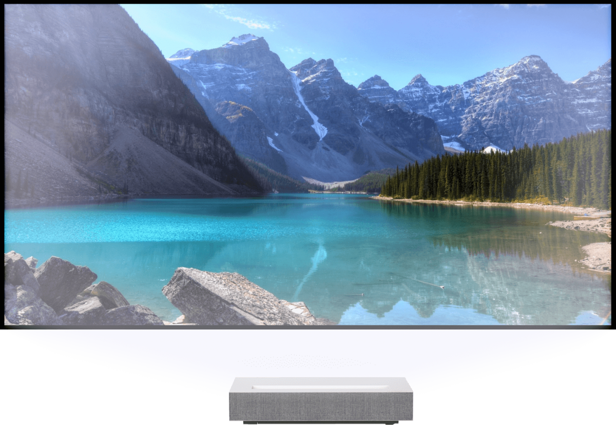 Aurora 8k - Ultra Short Throw Projection Screen - Elunevision