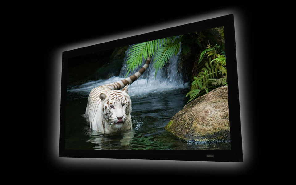 Reference Studio 4K Fixed Frame Projection Screen - Elunevision