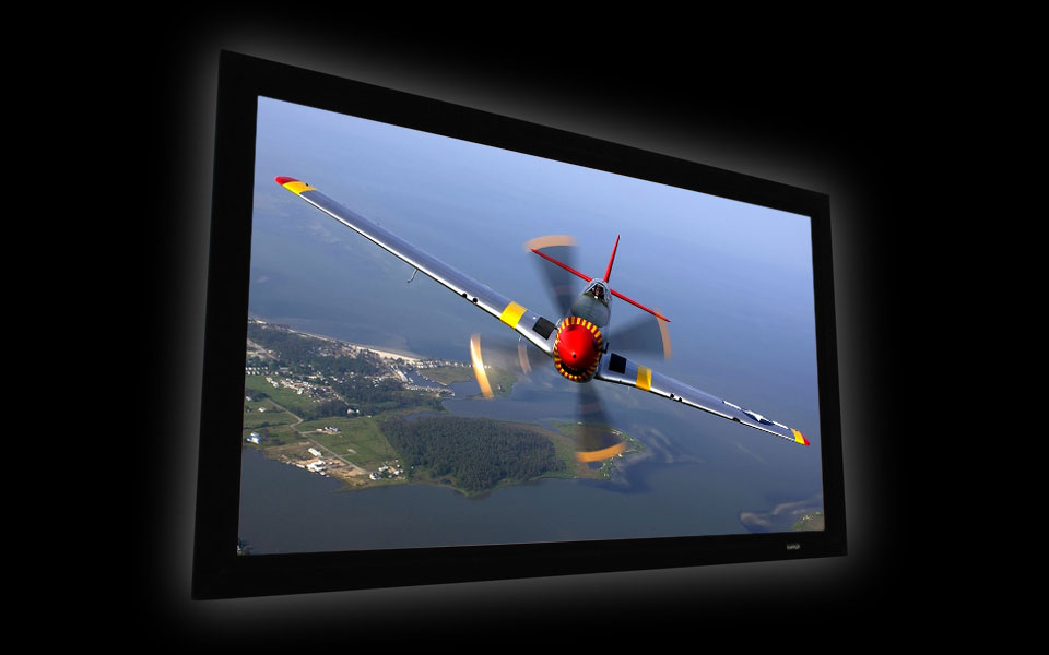Reference Studio 4K Fixed Frame Projection Screen - Elunevision