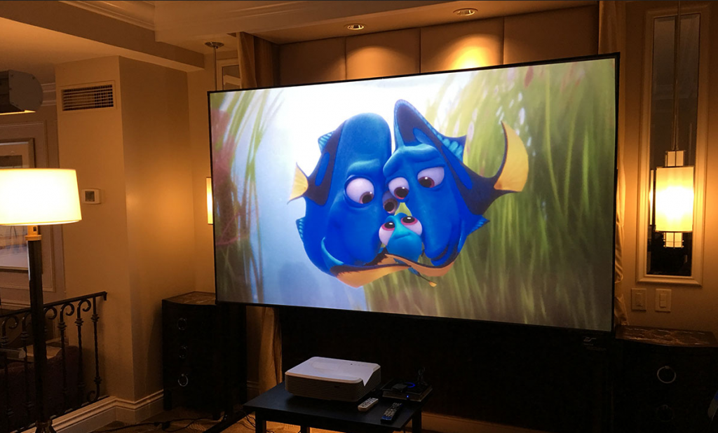 Reference 8k Ultra Short Throw NanoEdge Projection Screen - Elunevision